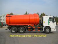 China SINOTRUK Howo 16CBM Sewage Suction Tanker Truck For Municipal Environmental Sanitation for sale