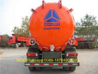 China SINOTRUK Howo 16CBM Sewage Suction Tanker Truck For Municipal Environmental Sanitation for sale
