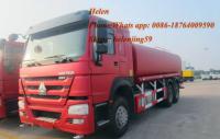 China 15m3 16m3 18m3 White Color Water Tank Truck ZZ1257M4641W 290hp Howo 6*4 for sale
