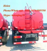 China 15m3 16m3 18m3 White Color Water Tank Truck ZZ1257M4641W 290hp Howo 6*4 for sale