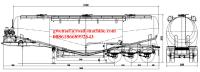 China 26CBM 8 x 4 Bulk Cement Truck With 371HP Euro II Engine Germany ZF Hydraulic Steering for sale