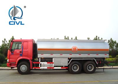 China 6 x 4  Driving 260HP Fuel Tanker Trucks With Carbon Steel Tank for sale