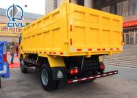 China 10T HOWO Dump Commercial Trucks With 110HP EuroIII Front Lifting 4x2 4tires Light Tipper Truck for sale