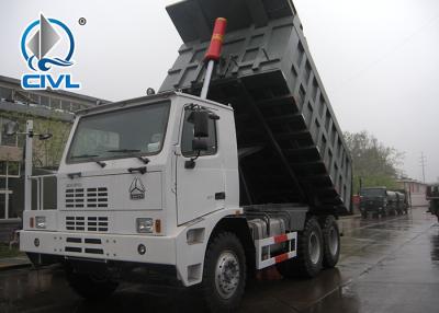 China WD615.47 70 Ton Mining Heavy Duty Dump Truck 6 X 4 12.00 - 20 Tires Mining Tipper Truck for sale