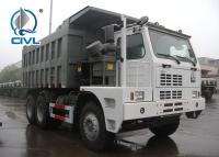 China Sinotruk 70 tons Capacity Gray Color Construction Tipper Truck 371 Hp Mining Dump Truck With Half Cabin for sale