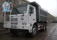 China Sinotruk 70 tons Capacity Gray Color Construction Tipper Truck 371 Hp Mining Dump Truck With Half Cabin for sale