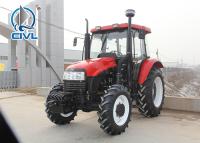 China 4x4 Gear Drive 3 Point Hitch Standard Four Wheel Drive Tractor / 80hp 4wd Farm Tractor for sale