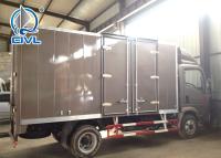 China HOWO7 SInotruk 3-8T LHD 4X2 Drive Type Cargo Box Truck Euro 2 / Light Duty Cargo Truck for sale