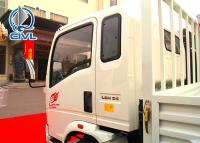 China Sinotruk Howo 4X2 One Sleeper Light Duty Commercial Trucks / Mini Box Van Cargo Truck for sale