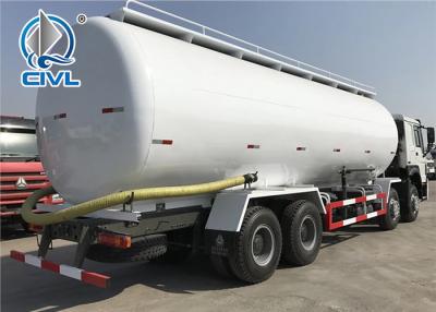 China Heavy Duty 12 Wheel Bulk Powder Construction Water Trucks 35.0 Cubic Meters Bulk Cement Truck for sale
