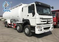 China Heavy Duty 12 Wheel Bulk Powder Construction Water Trucks 35.0 Cubic Meters Bulk Cement Truck for sale