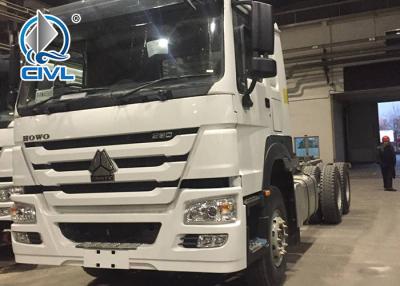 China New 6x4 Cargo Truck Chassis Capacity 25 - 40 Tons SINOTRUK HOWO ZZ1257N4641W TR691 Tyre for sale