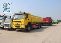 China LHD  6x4 Yellow Fuel Tank Truck336HP Radial Tyre Liquid Tanker Truck Fuel Oil Transportation Lengthened Cab for sale