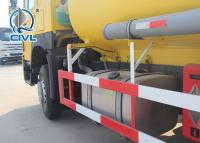 China SINOTRUK HOWO7 Oil Storage Gasoline Tanker Liquid Truck With 25000L Tanker Capacity Yellow Fuel Tanker Truck for sale