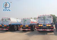 China HoHan SInotruk Green Water Carrying Water Tanker Truck LHD 6X4 15 - 25CBM Drinking Water Truck for sale