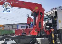 China Chassis 12 Tons HIAB Telescopic Truck Mounted Crane 6X4 LHD Cargo Lift Heavy Duty for sale