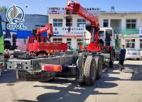 China Chassis 12 Tons HIAB Telescopic Truck Mounted Crane 6X4 LHD Cargo Lift Heavy Duty for sale