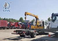 China Chassis 12 Tons HIAB Telescopic Truck Mounted Crane 6X4 LHD Cargo Lift Heavy Duty for sale