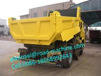 China U-profil Carriage Grey HOWO Trucks Small Dumper For Cleaning Muck for sale