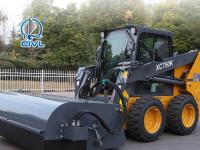 China Skid Steer Loader , Bucket Volume 0.45m3 , Load Weight 750kg , Discharge Height 2375mm for sale