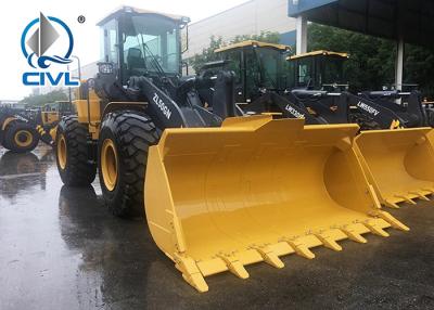 China ZL50GN  Yellow Color Wheel Loader 3.0m3 Bucket 3300mm Wheelbase 5 Tons Good Price for sale