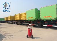 China Diesel Engine Tri Axle Dump Truck Best Heavy Duty Truck Yellow Color for sale