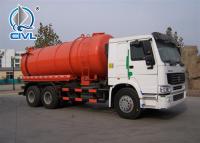 China SINOTRUK Howo 6x4 18CBM Sewage Suction Truck 10 Wheeler for sale
