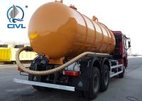 China SINOTRUK Howo 6x4 18CBM Sewage Suction Truck 10 Wheeler for sale