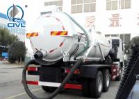 China LHD / RHD 6x4 10 Wheels Vacuum Truck / 20 CBM Sewage Pumping Trucks HOWO 336hp Engine Sewage Suction Truck for sale