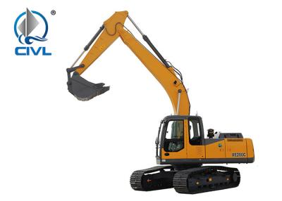 China CVXE200C Hydraulic 20 Ton Crawler Excavator Hydraulic System High Efficiency Digger Mining Excavator Yellow color for sale
