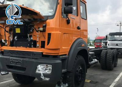 China Orange Color BEIBEN  NG80 Heavy Cargo Trucks With EuroII Emission Stander And 6X4 10 Tires Weichai Engine 420hp for sale