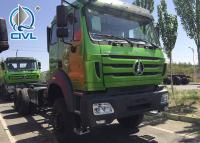 China Orange Color BEIBEN  NG80 Heavy Cargo Trucks With EuroII Emission Stander And 6X4 10 Tires Weichai Engine 420hp for sale