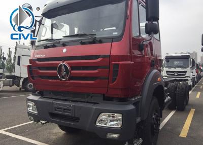 China New Beiben 6x6 6x4 Cargo Truck Chasssis With Good Quality And Price red color 380hp model 2638 2642 for sale