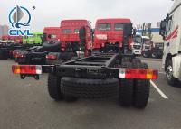 China Red Heavy Cargo Trucks , Beiben 6x4 6x6 Cargo Truck Chassis 340hp 290hp 380hp for sale