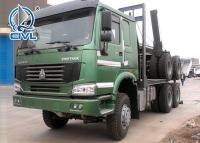 China Sinotruk Howo 6x4 Timber Cargo Truck With Air conditioner / Logging Transporter for sale