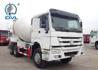 China 9-12m3 336hp 6x4 Large Concrete Mixer Cabin HW76 One Sleeper With Air - Conditioner for sale