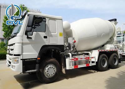 China 371 hp Manual 8cbm Concrete Mixer Trucks / EURO II HOWO Truck 6x4 for sale