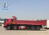 China Sinotruk HOWO7 8X4 10Tires 20M3 Bucket Heavy Duty Dump Truck For  With Frond Lifting  EUROII With 371hp for sale