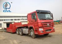 China 3 Pcs 13T Axles Semi Trailer Trucks With 12.00R20 Model Tires And Jost Legs For 40T Heavy Duty Loaded . for sale