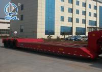 China 3 Line 6 Axles Fuwa Axles Low Bed 100T Semi Trailer Trucks For Equipment Transportation for sale