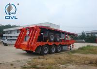 China 2 AXLES EQUIPMENT LOW BED TRAILER Semi Trailer Trucks 28T Single speed for sale