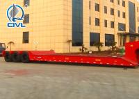 China 2 AXLES EQUIPMENT LOW BED TRAILER Semi Trailer Trucks 28T Single speed for sale