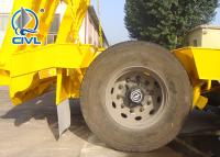 China HOWO 3 Axles Semi Trailer Trucks , Flat Low Bed Trailer 30 Ton for sale