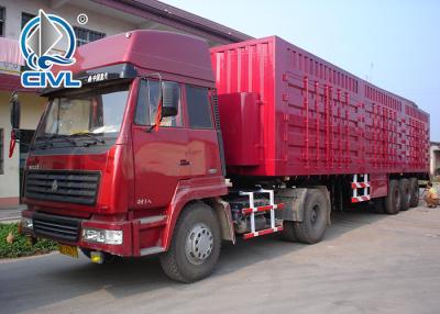 China CIVL Van Type Semi Trailer Trucks 40 Ton Payload Semi Van Box Trailer for sale