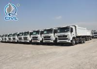 China White color RHD Heavy Duty Dump Truck 6X4 Drive Type 15M3 30T load capacity for sale