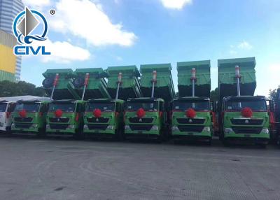 China 25 Ton Sinotruk Howo Construction Dump Trucks / 371hp Dump Semi Trailer for sale