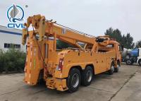China SINOTRUK Road Wrecker Tow Truck / 6x4 Tow Truck 50T Strong Operation System for sale