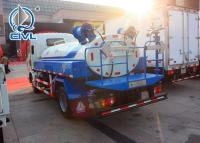 China Sinotruck 4x2 light serial Water Tanker Truck 4.5M3 CUMMINS ENGINE Steering Wheel,green color for sale