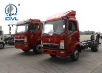 China HOWO Light Duty Commercial Trucks 3 Ton / 4 Ton / 5 Ton 4x2 Mini Truck Small Dump Truck for sale