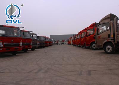 China HOWO Light Duty Commercial Trucks 3 Ton / 4 Ton / 5 Ton 4x2 Mini Truck Small Dump Truck for sale